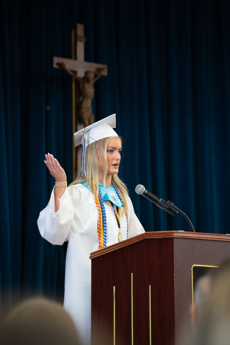 100 Morris Catholic graduates let caps fly at commencement – The Beacon