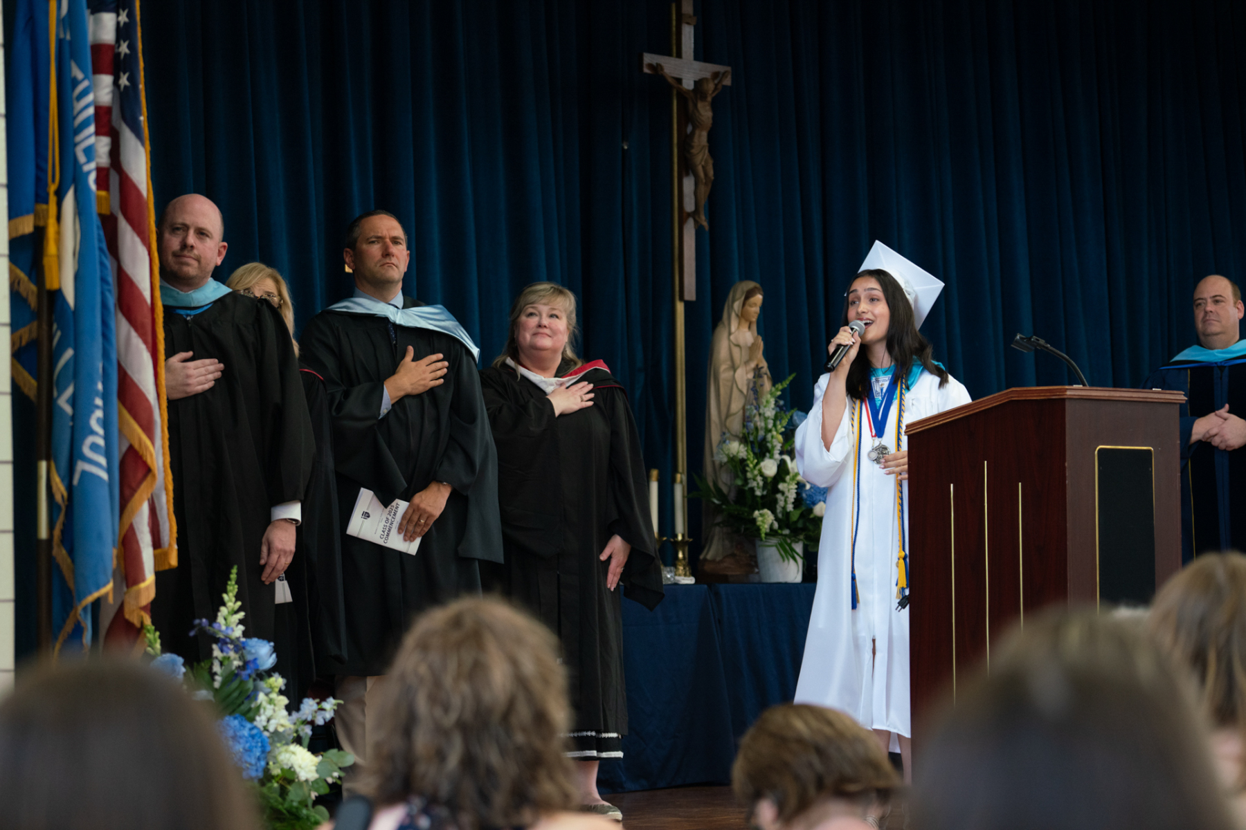 100 Morris Catholic graduates let caps fly at commencement – The Beacon