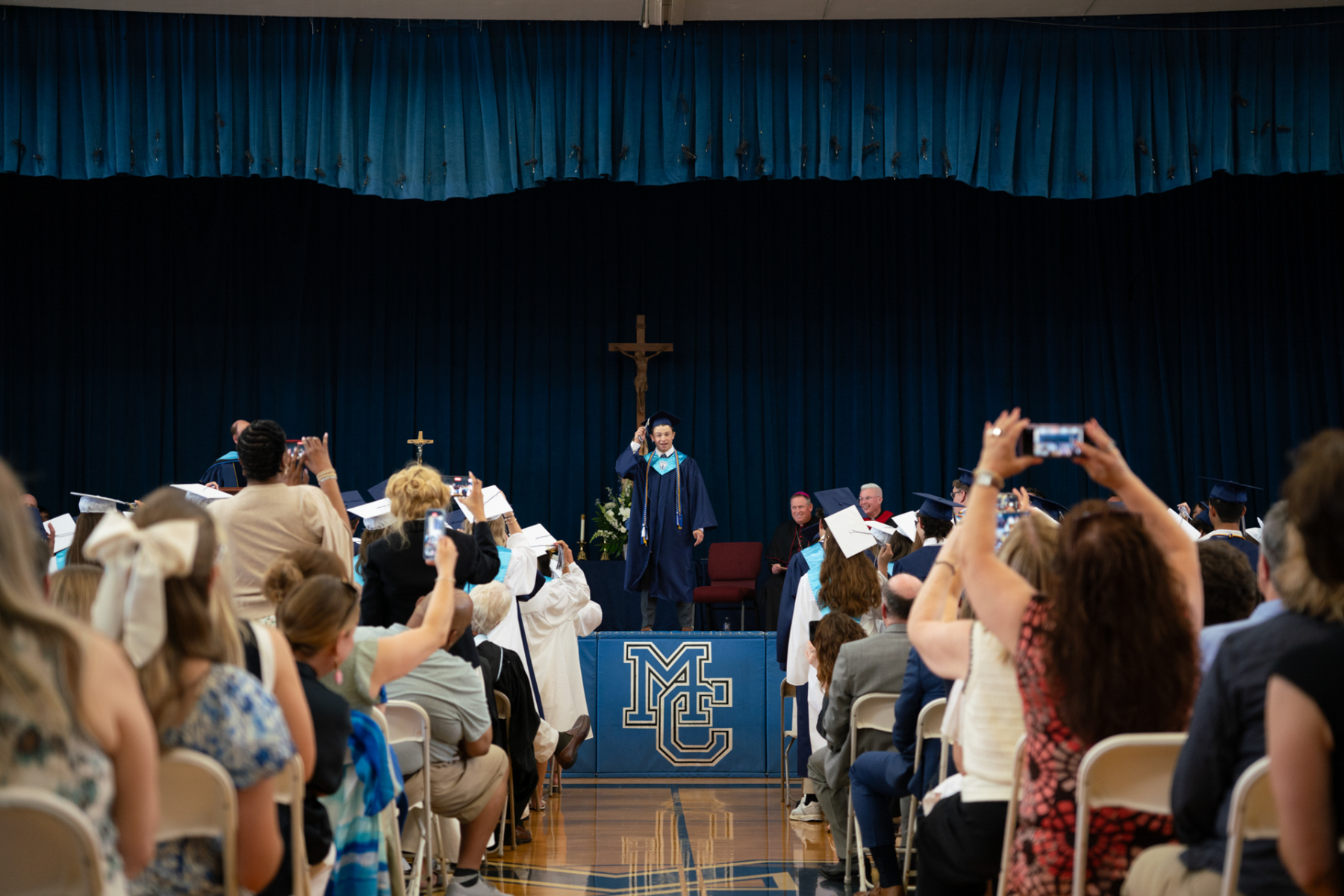 100 Morris Catholic graduates let caps fly at commencement – The Beacon