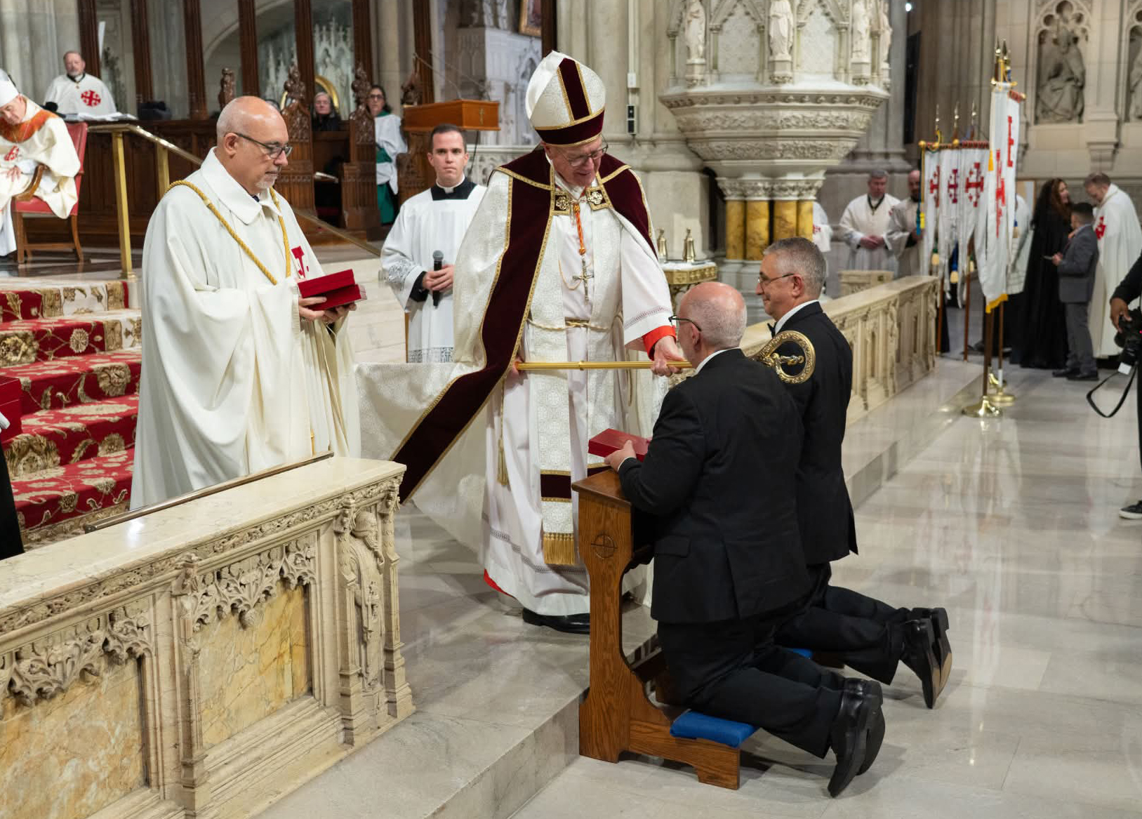 DePaul principal knighted into Equestrian Order at St. Patrick’s ...