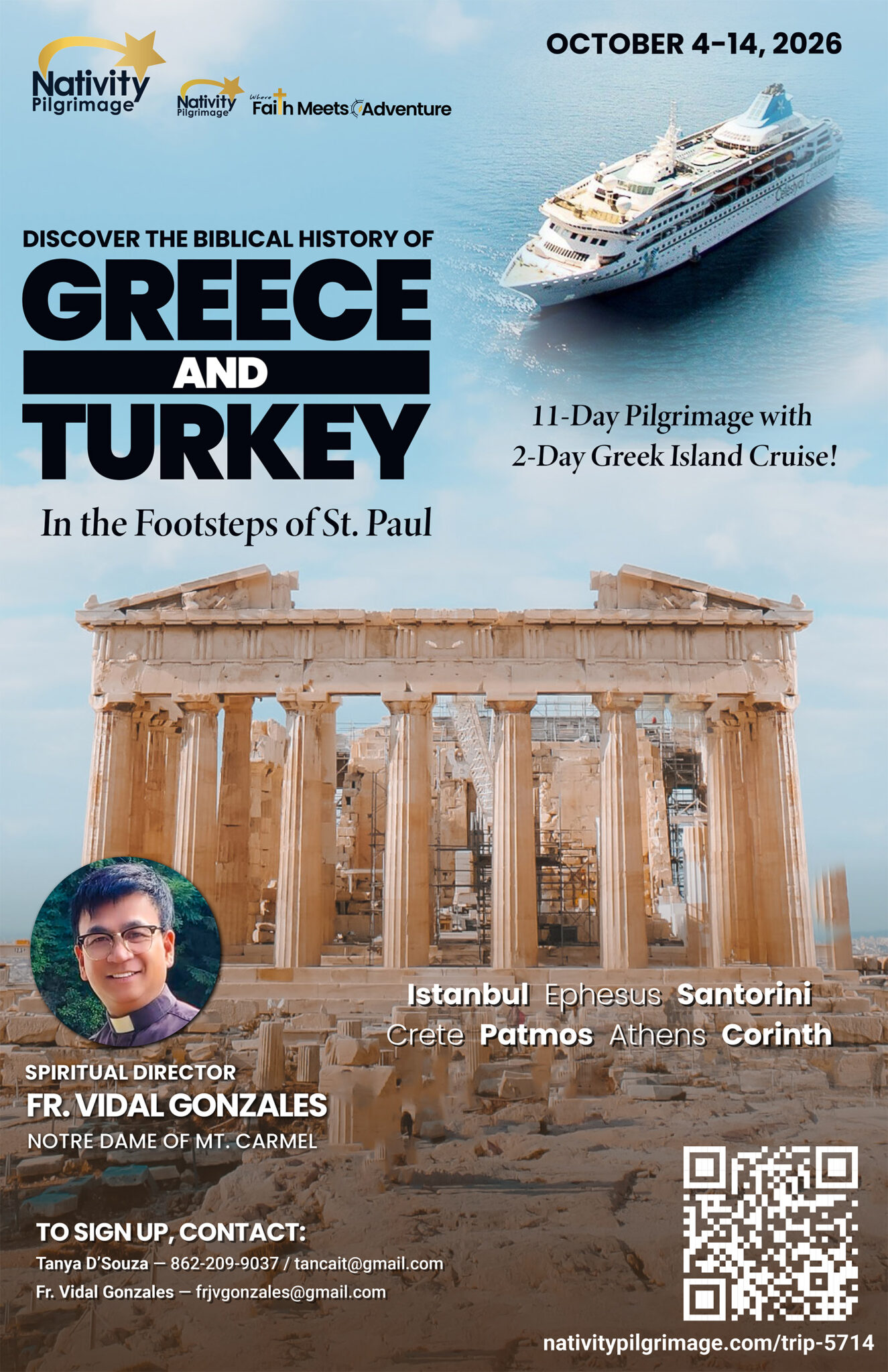 Greece and Turkey: In the footsteps of St. Paul with Father Vidal ...